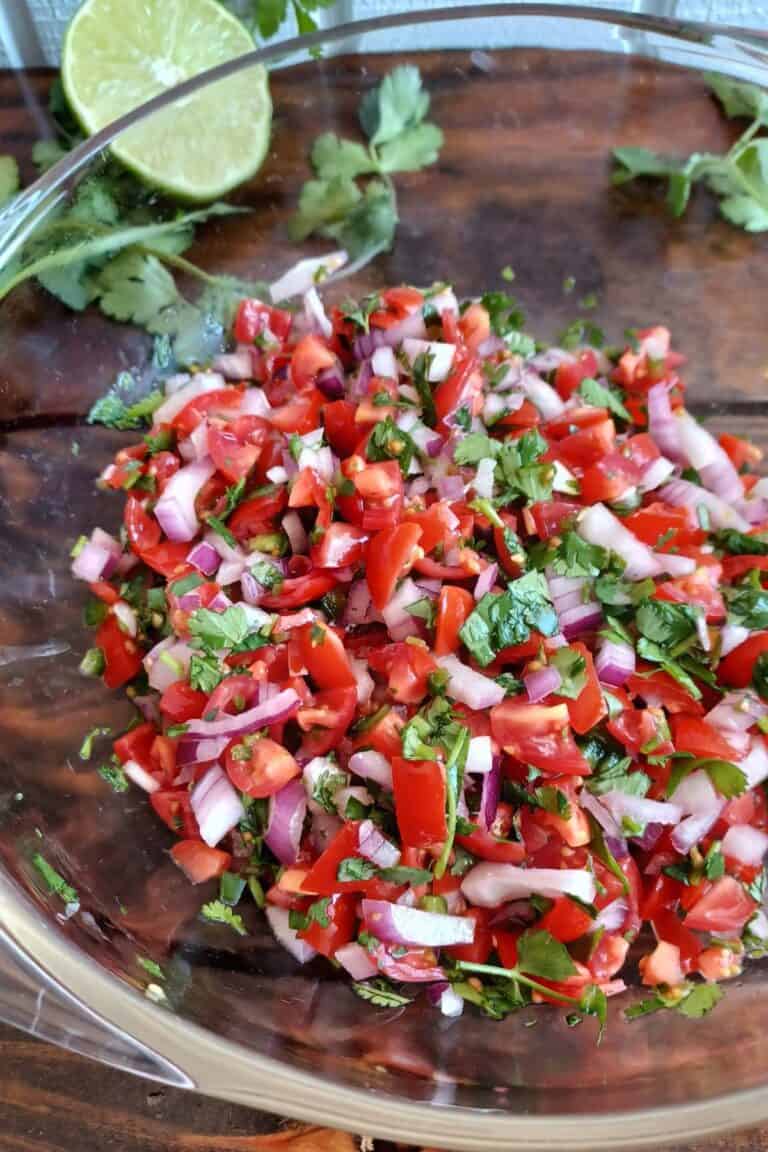 Homemade Pico De Gallo - A Healthy Bite of Fat